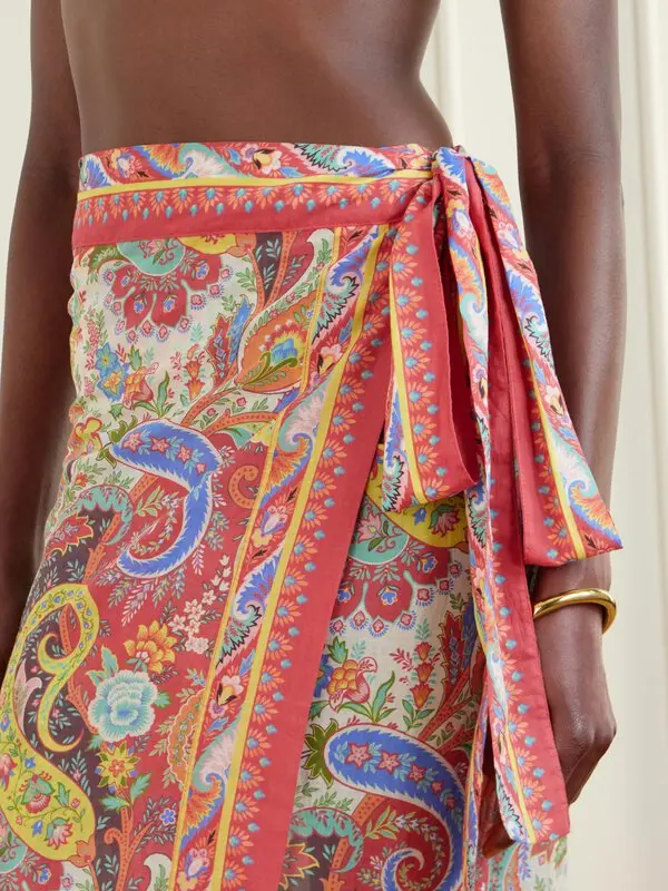 Etro Paisley-print Voile Cover-up