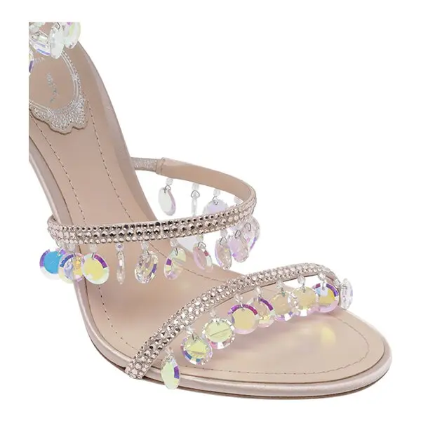 Rene Caovilla Tassel Rhinestone High Heels
