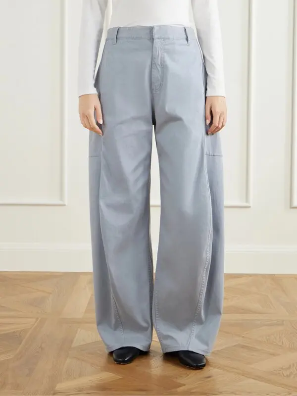 Tibi Sid Lyocell-blend Twill Wide-leg Pants - No