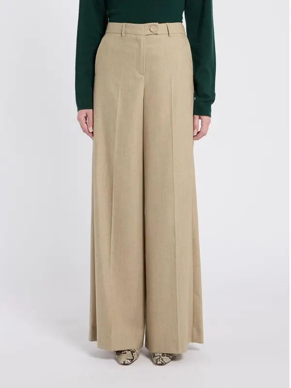 Marella Wide-leg Casual Trousers
