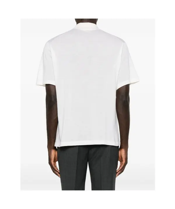 LISA YANG Short-sleeved Knit Polo Shirt