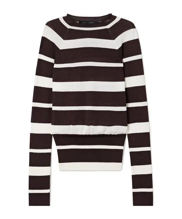 Proenza Schouler Thin Striped Knit Sweater