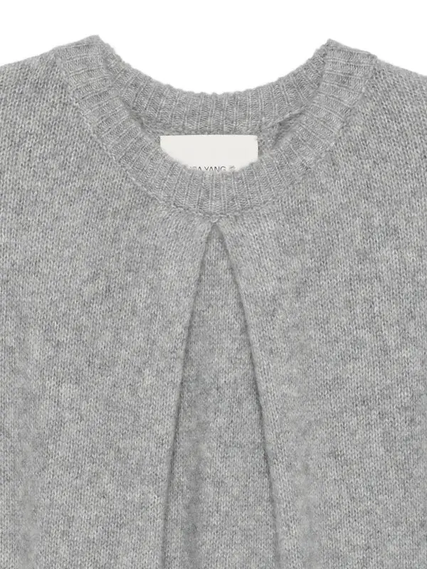 LISA YANG Annelie Pleated Sweater