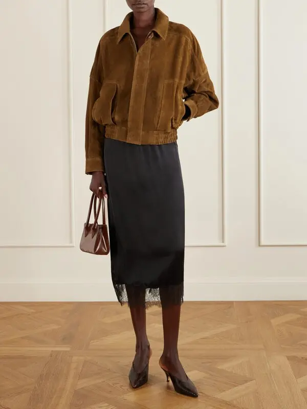 Le Monde Beryl Snake-effect Leather Mules