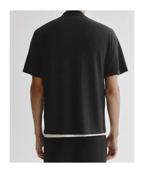 LISA YANG Short-sleeved Knit Polo Shirt