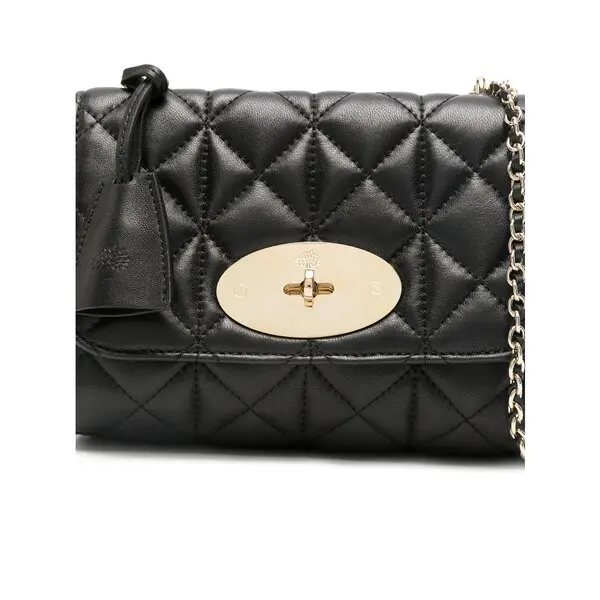 Mulberry Lily Quilted Shoulder Bag