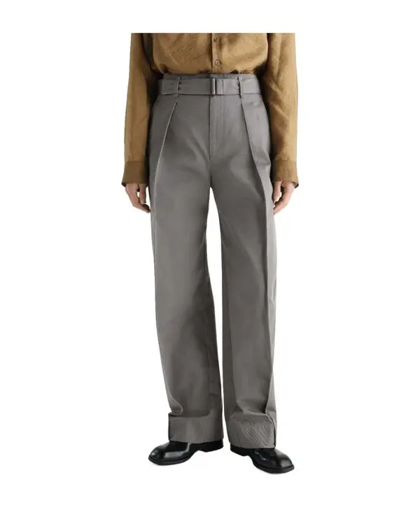 LEMAIRE Rounded Pants In Polycotton Twill