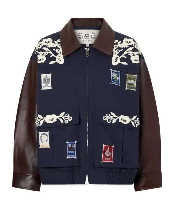 Sea Cotton-canvas And Leather Jacket - Black