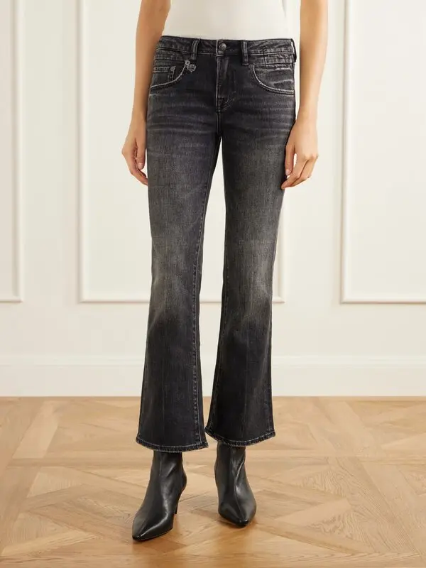 R13 High-rise Flared Jeans
