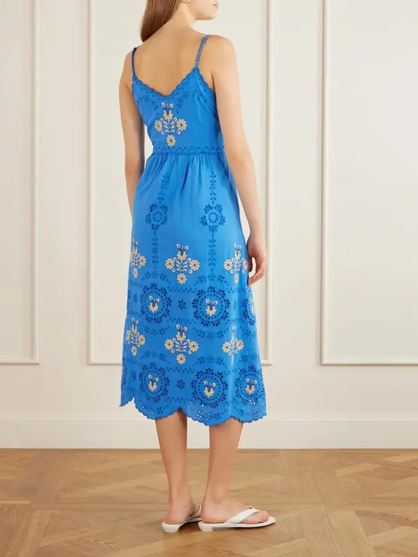 Sea Cotton And Linen-blend Maxi Dress