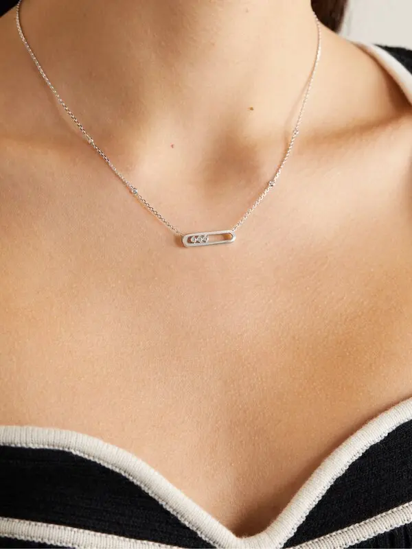 Messika White Gold Diamond Necklace
