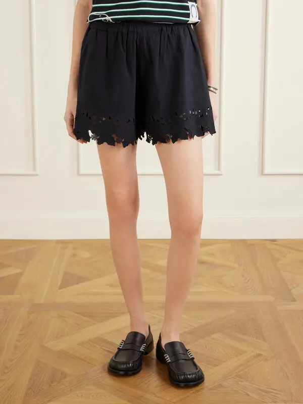 Sea Linen-blend Shorts