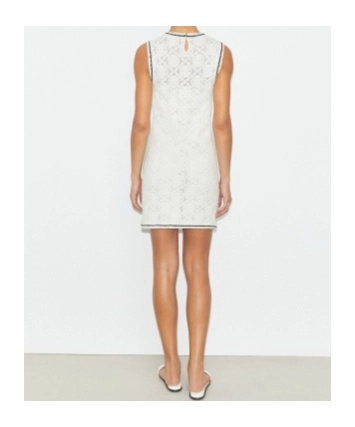 Tory Burch Cotton Pointelle Knitted Tank Dress