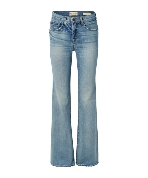 NILI LOTAN Celia High-rise Straight-leg Jeans - Blue