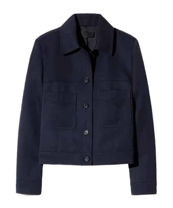 NILI LOTAN Susannah Button-up Jacket - Blue