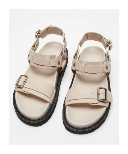 Acne Studios Leather Buckle Sandals