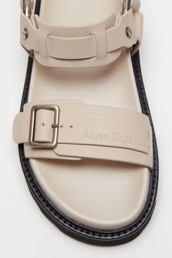 Acne Studios Leather Buckle Sandals