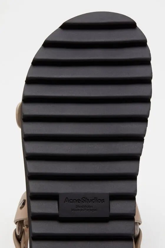 Acne Studios Leather Buckle Sandals