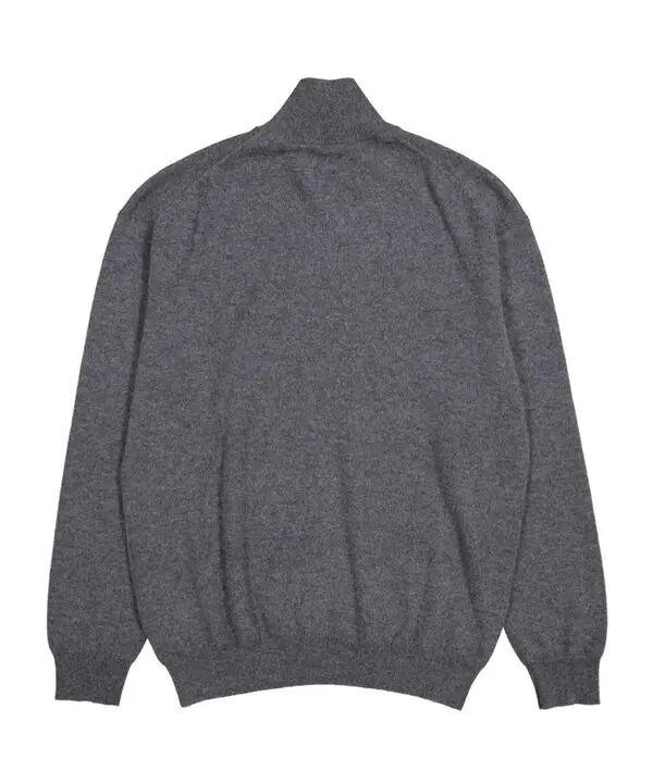 LISA YANG Quarter-zip Knitted Sweater - Grey