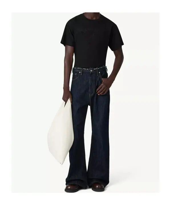 MAISON MARGIELA Frayed Wide-leg Jeans