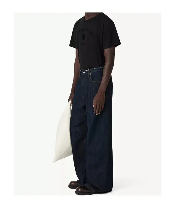 MAISON MARGIELA Frayed Wide-leg Jeans
