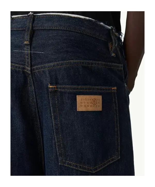 MAISON MARGIELA Frayed Wide-leg Jeans