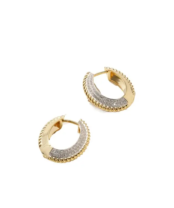 Yvonne Léon 18k Gold Woven Earrings - No