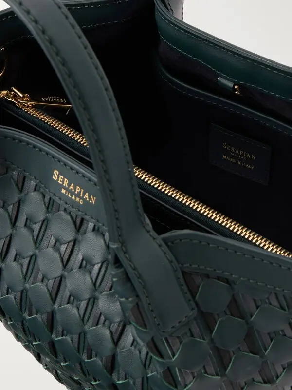 SERAPIAN Secret Mosaico Leather Tote