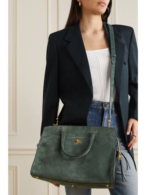 METIER Private Eye Medium Suede Tote
