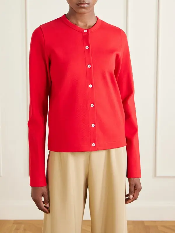 FLORE FLORE Organic Cotton-jersey Cardigan - No