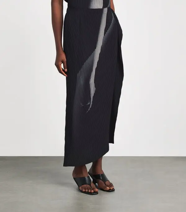 Issey Miyake Hands Of Lover Pleats Maxi Skirt