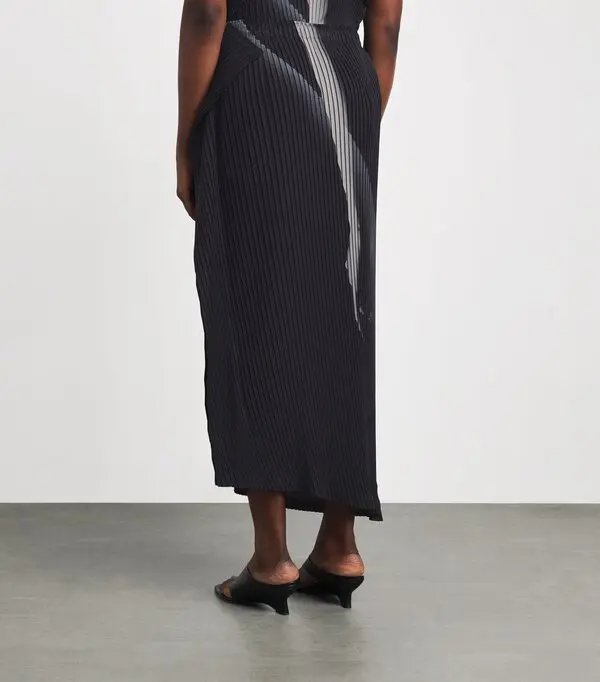 Issey Miyake Hands Of Lover Pleats Maxi Skirt