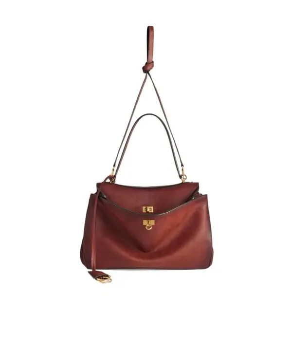 Balenciaga Rodeo Handbag Medium - Brick