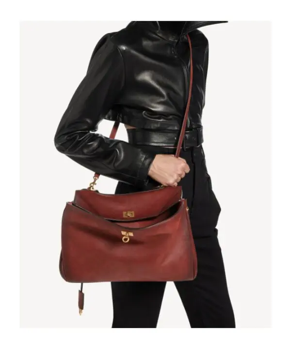 Balenciaga Rodeo Handbag Medium - Brick