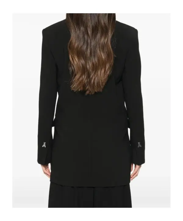 Patrizia Pepe Double-breasted Blazer With Peak Lapels