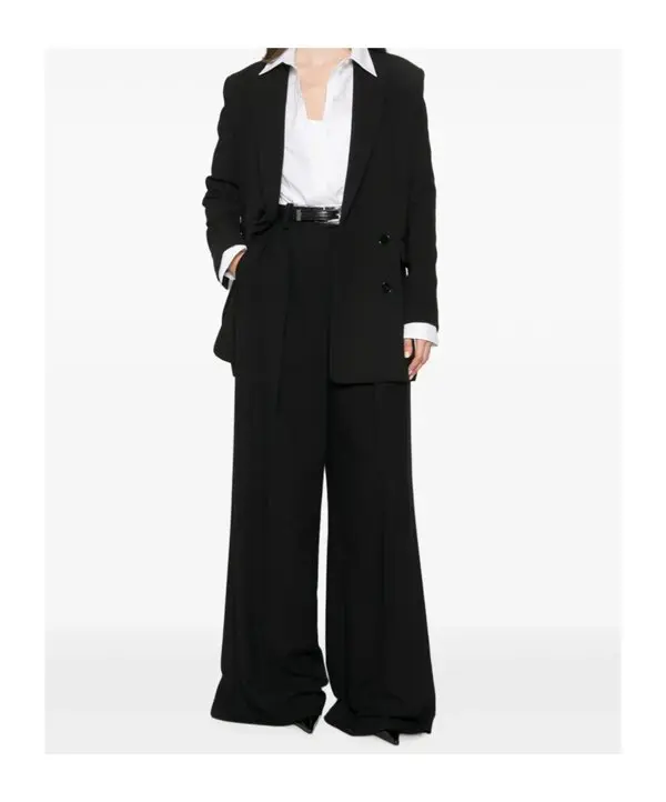 Patrizia Pepe Double-breasted Blazer With Peak Lapels