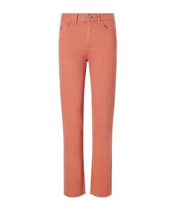 BLAZÉ MILANO Mid-rise Wide-leg Jeans - Red