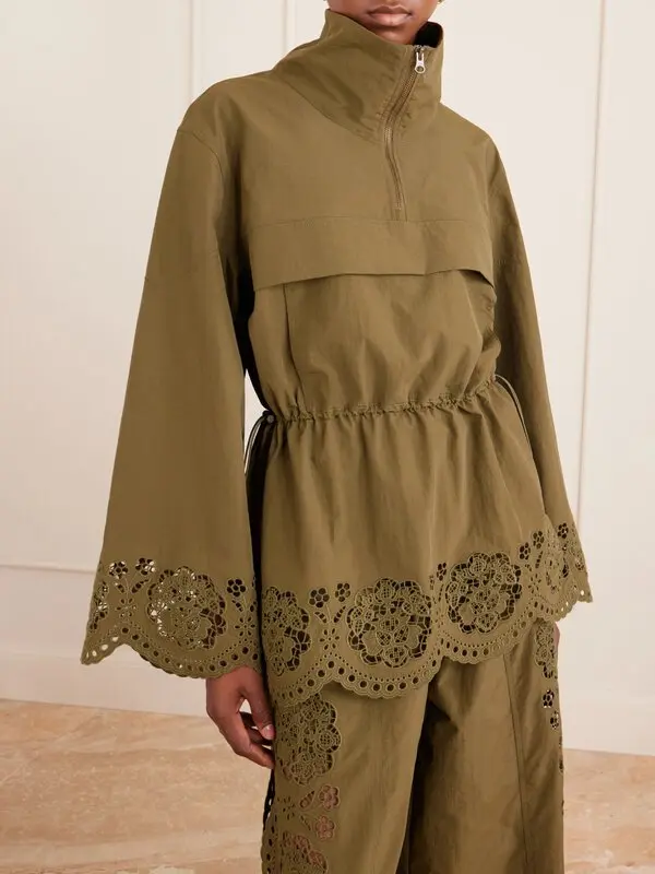 Sea Trimmed Shell Jacket