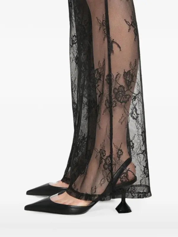 Patrizia Pepe Lace Flared Casual Trousers