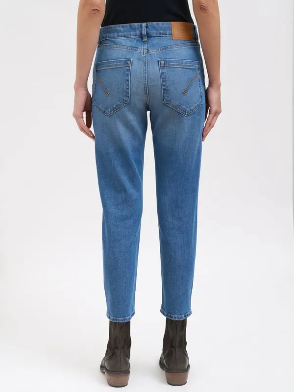 DONDUP Single-breasted Denim Trousers