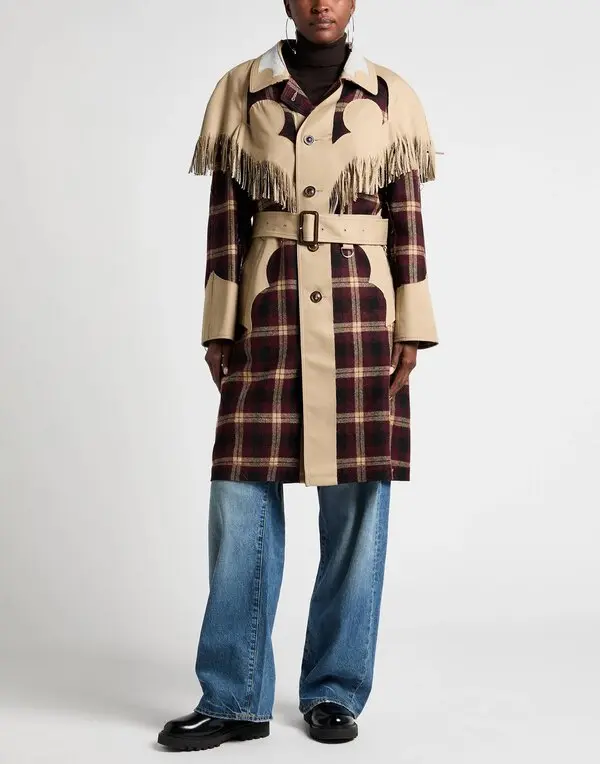 MAISON MARGIELA Plaid Long Coat