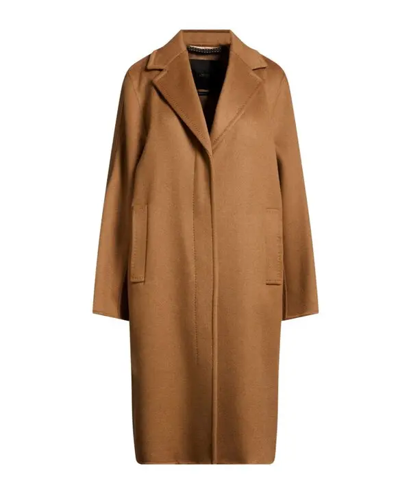 Max Mara Solid-color Cashmere Coat - Camel