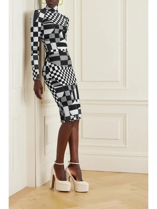 Emilio Pucci Printed Turtleneck Top