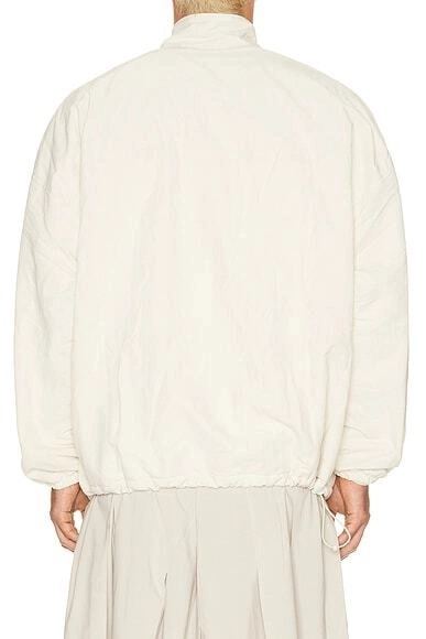 WILLY CHAVARRIA Willy Half-zip Performance Jacket - Cream