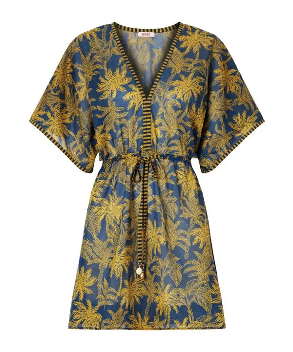 ERES Peninsule Embellished Printed Cotton-voile Mini Dress