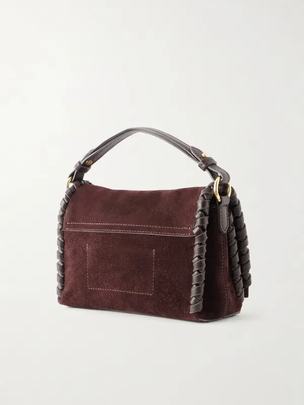 ANYA HINDMARCH Mortimer Suede Leather Bag