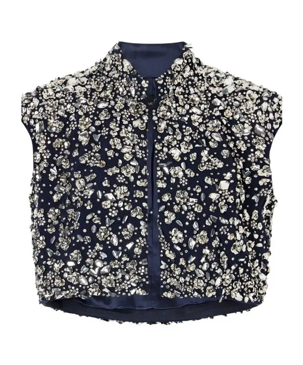 Jenny Packham Crystal Embellished Blazer