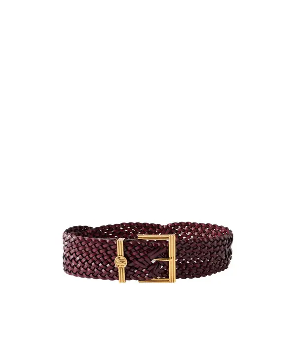 Etro Gold Logo Belt