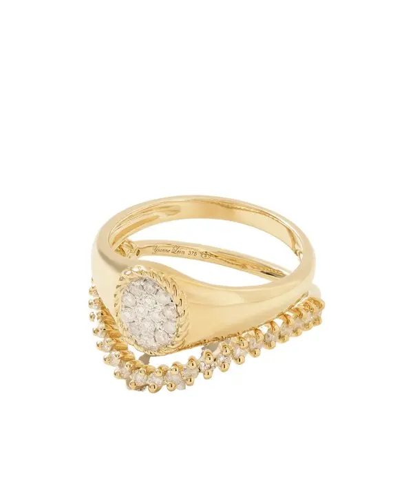 Yvonne Léon Minimalist Gold Ring - No