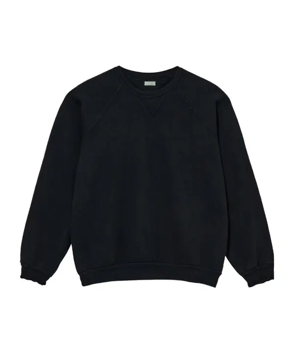 A.PRESSE Vintage-style Crewneck Sweatshirt